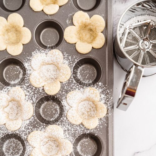 Mini Strawberry Flower Tarts - Easy, quick and healthy recipes from the ...