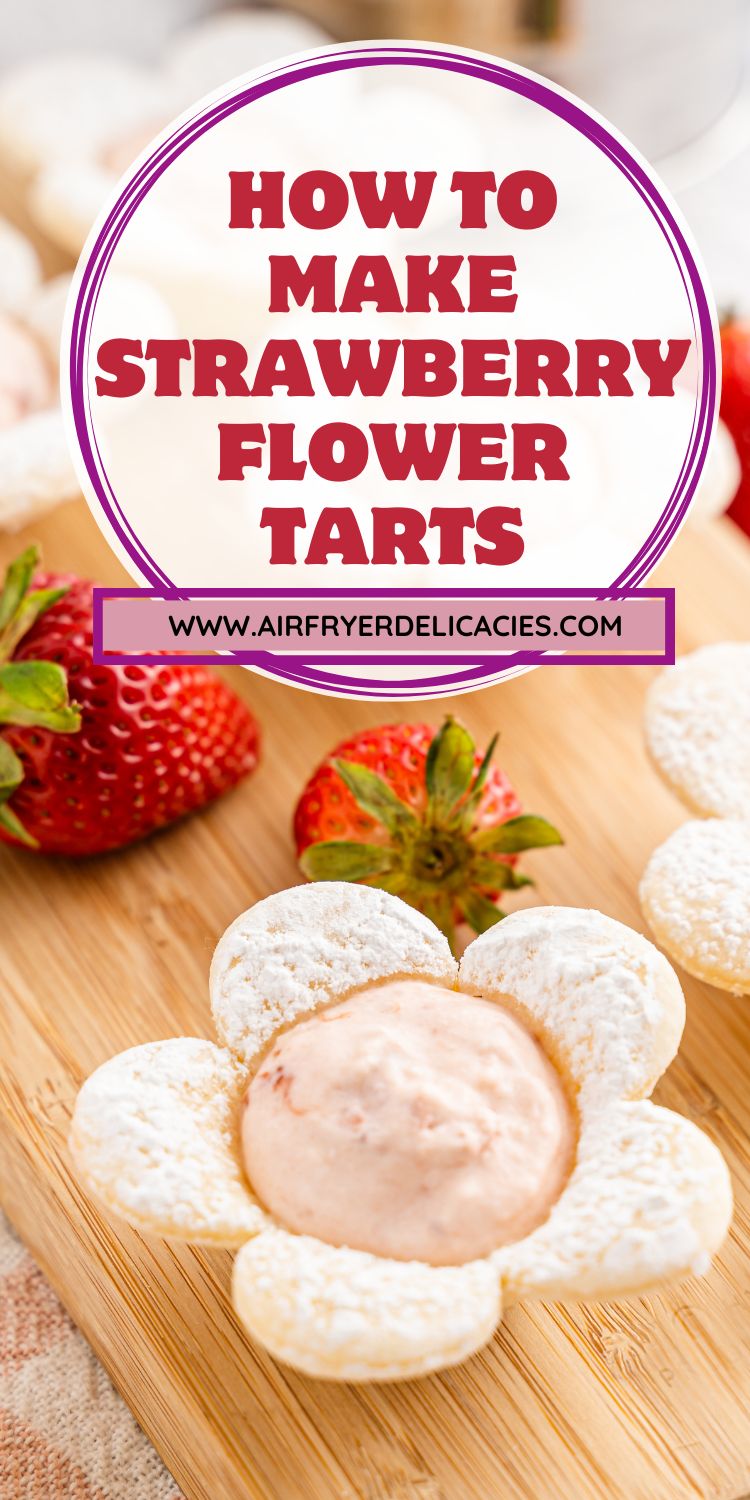 Mini Strawberry Flower Tarts - Easy, quick and healthy recipes from the ...