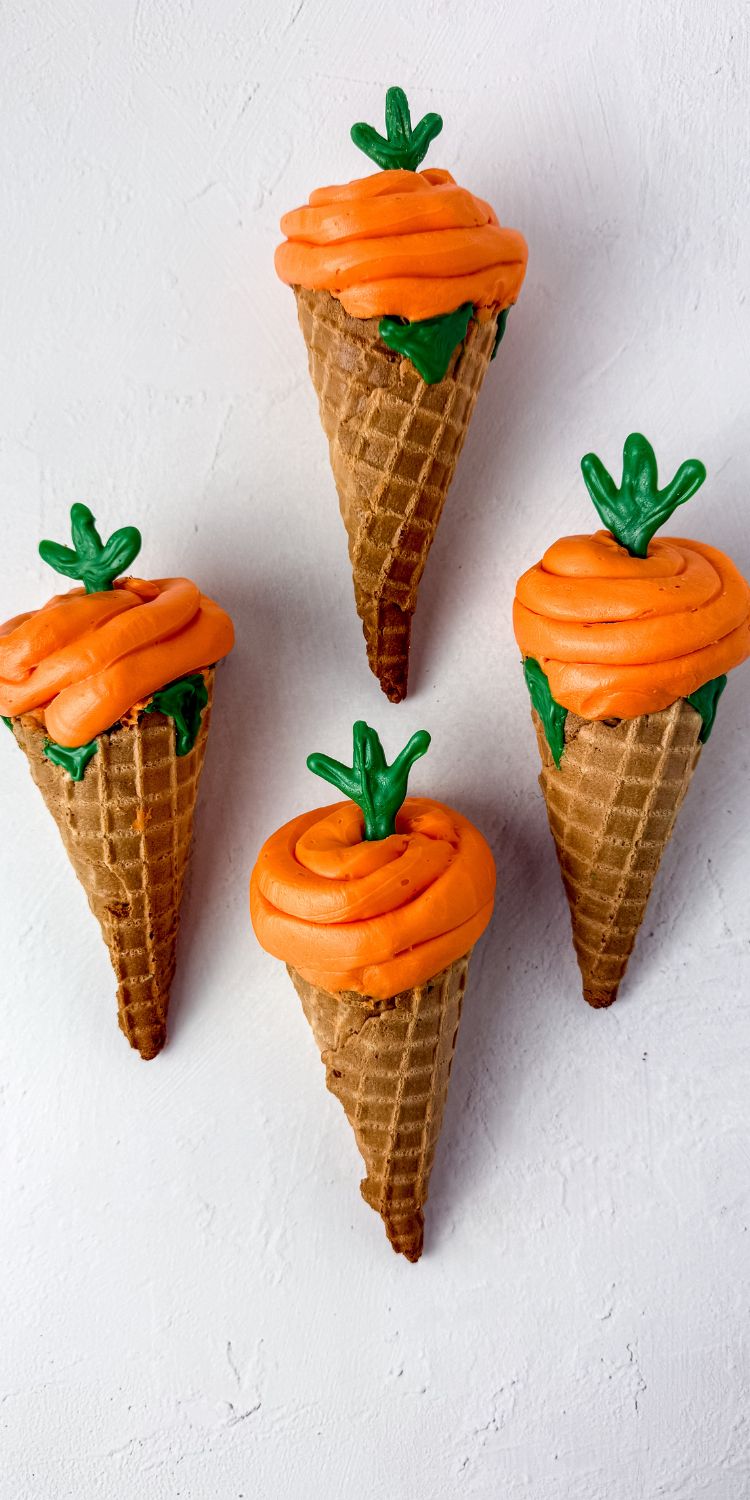 Carrot Top Ice Cream Cone Cupcakes Recipe - Easy, quick and healthy ...
