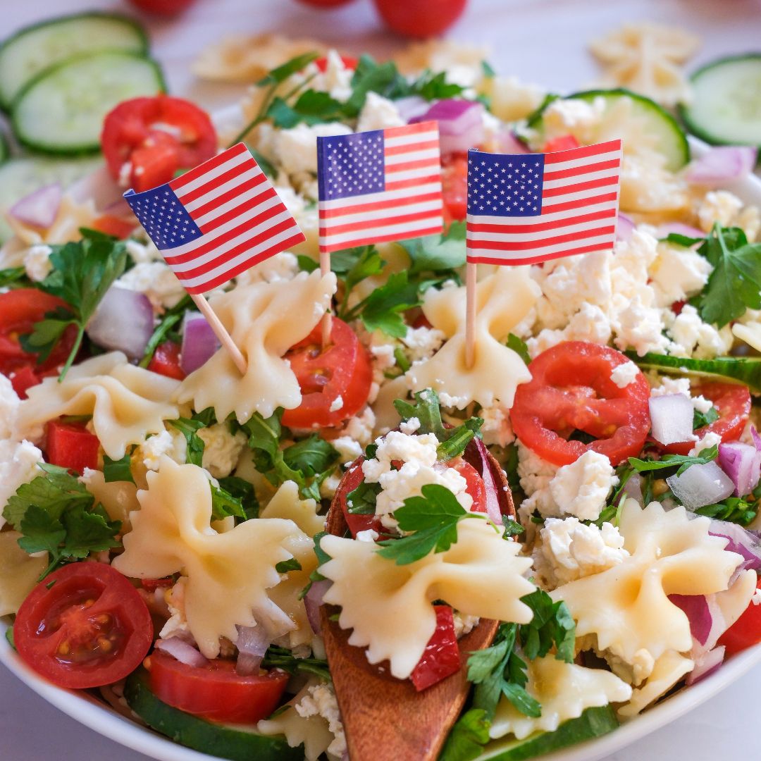 Patriotic Pasta Salad Recipe - Easy, quick and healthy recipes from the ...