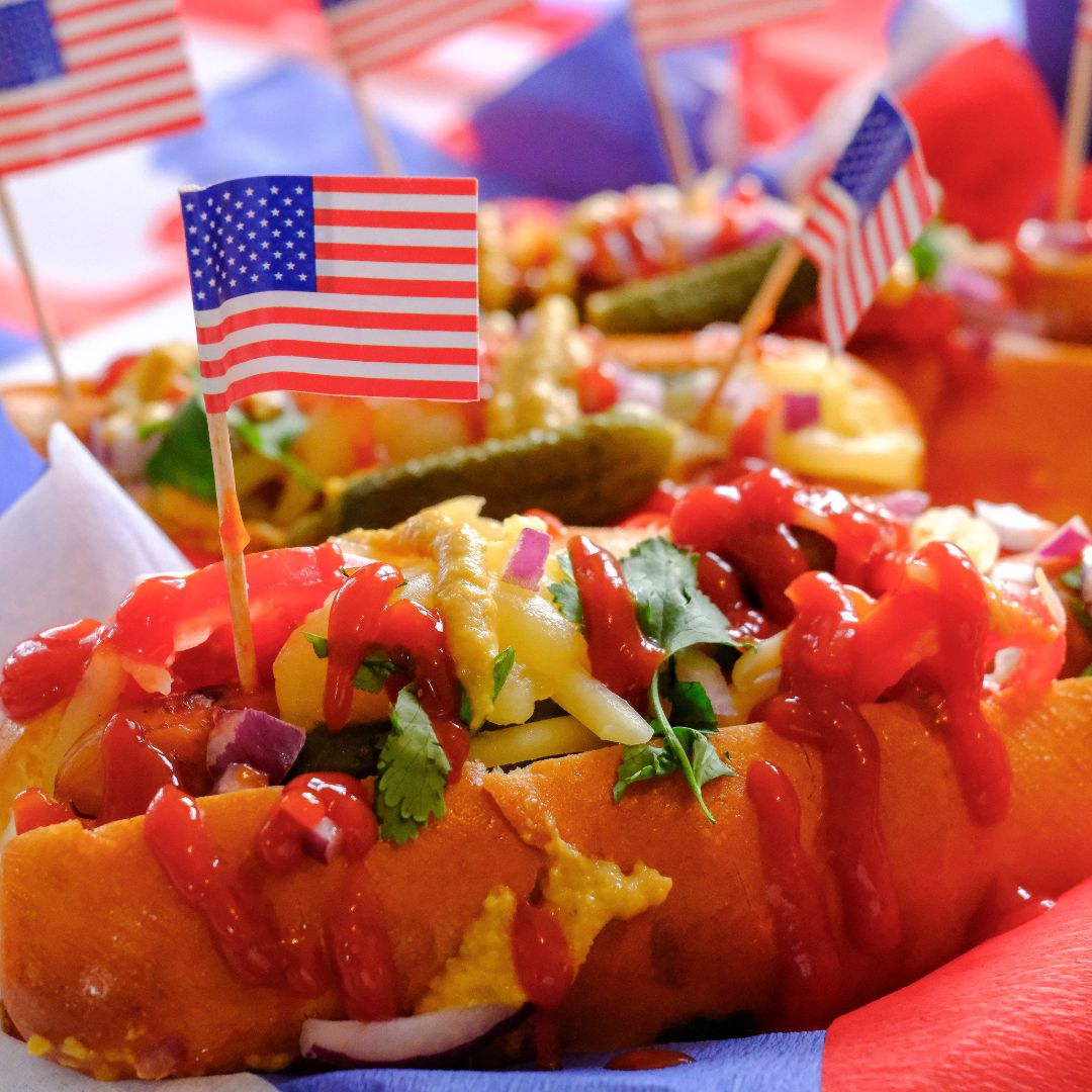 fourth of july Inspired hot dogs - Easy, quick and healthy recipes from ...
