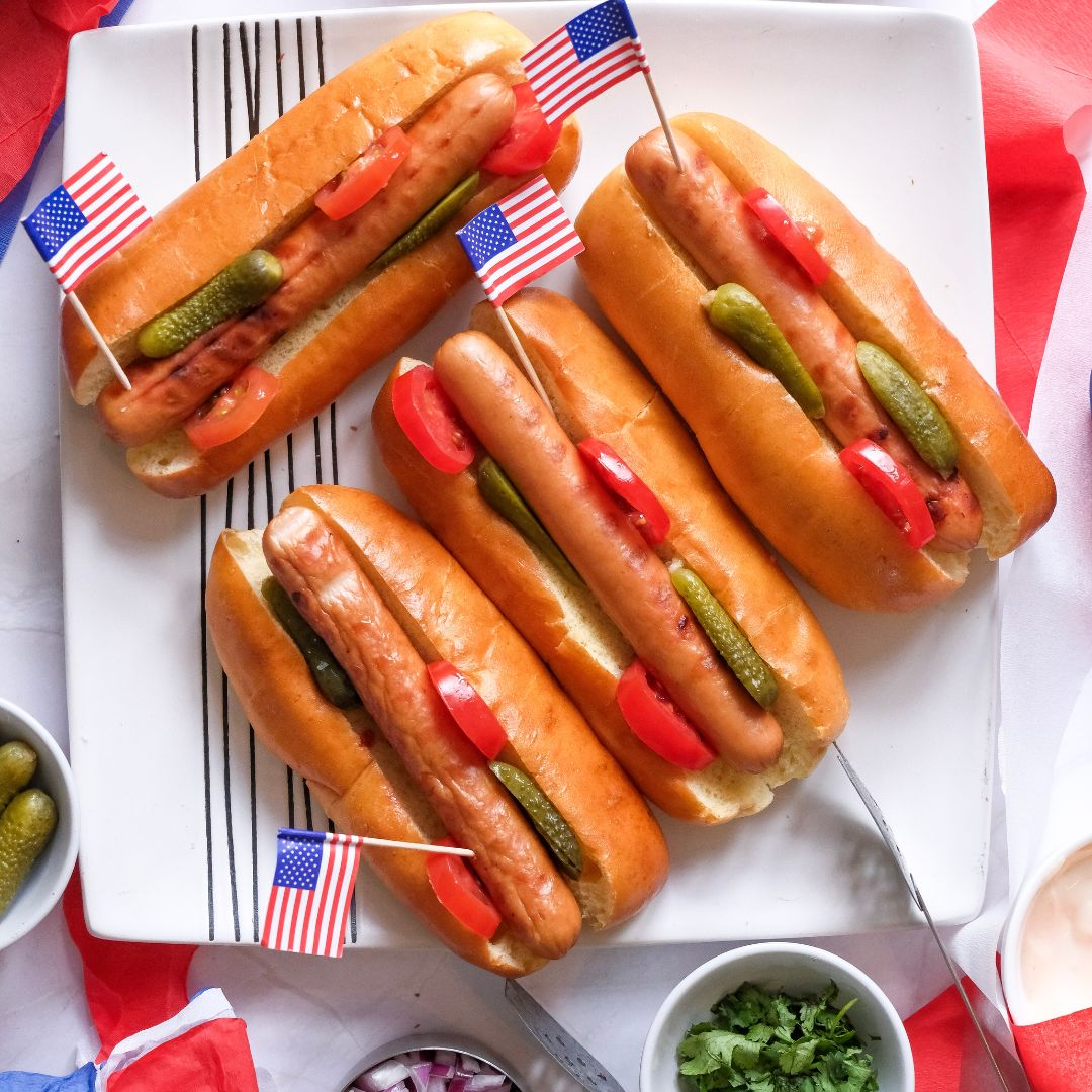 fourth of july Inspired hot dogs - Easy, quick and healthy recipes from ...