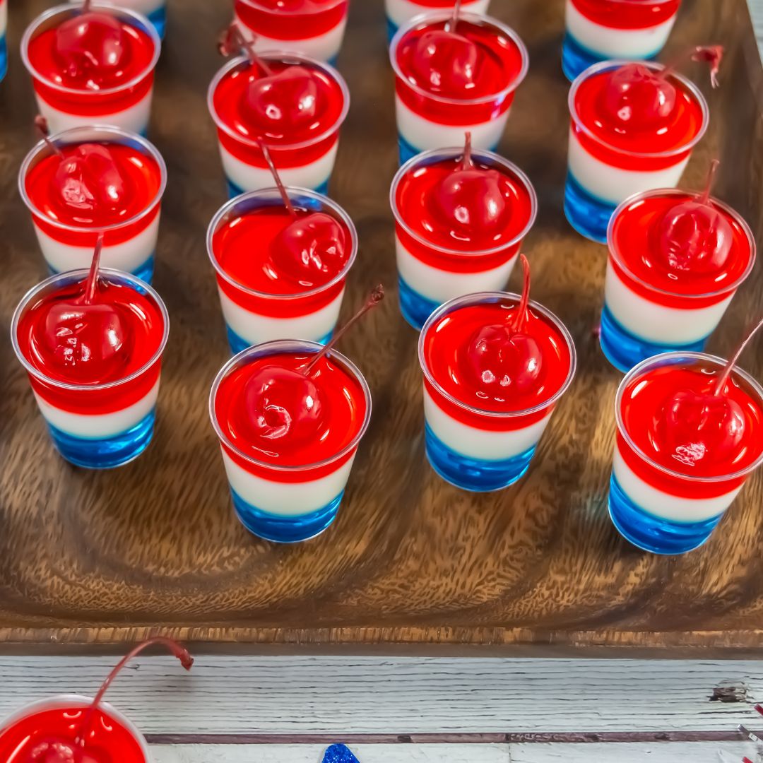 Red White and Blue Jello Shots Recipe - Easy, quick and healthy recipes ...